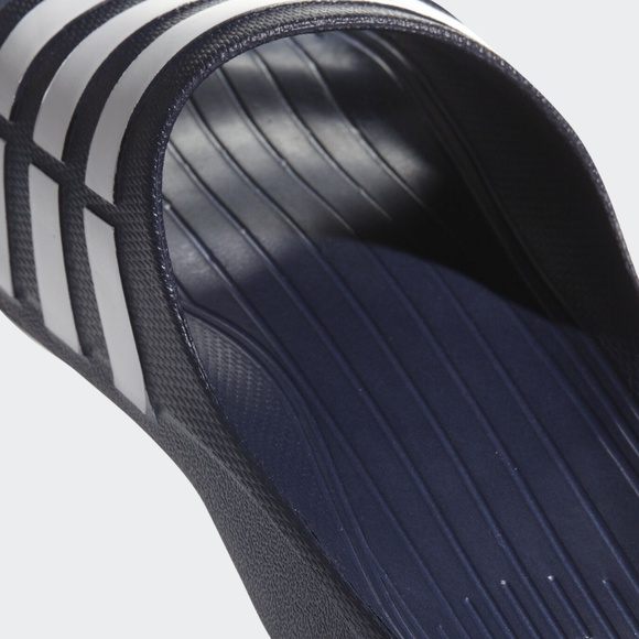adidas | Shoes | Adidas Duramo Slides Men Dark Blue White G5892 | Poshmark